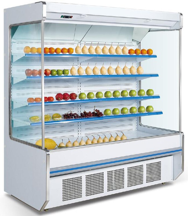 Open Front Produce Refrigerator for Supermarket Display | Merhein